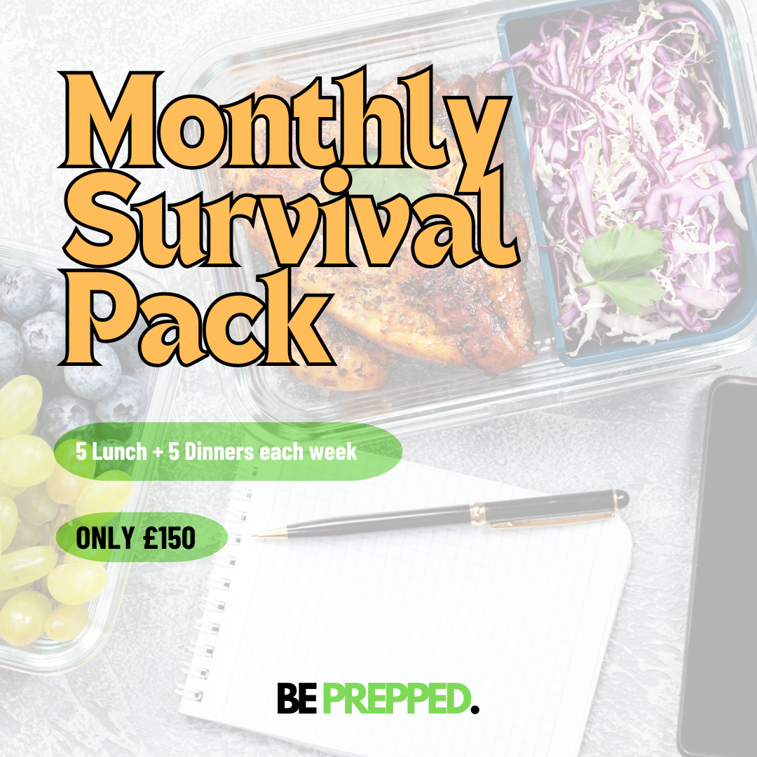 MONTHLY SURVIVAL PACK – Be Prepped Meals
