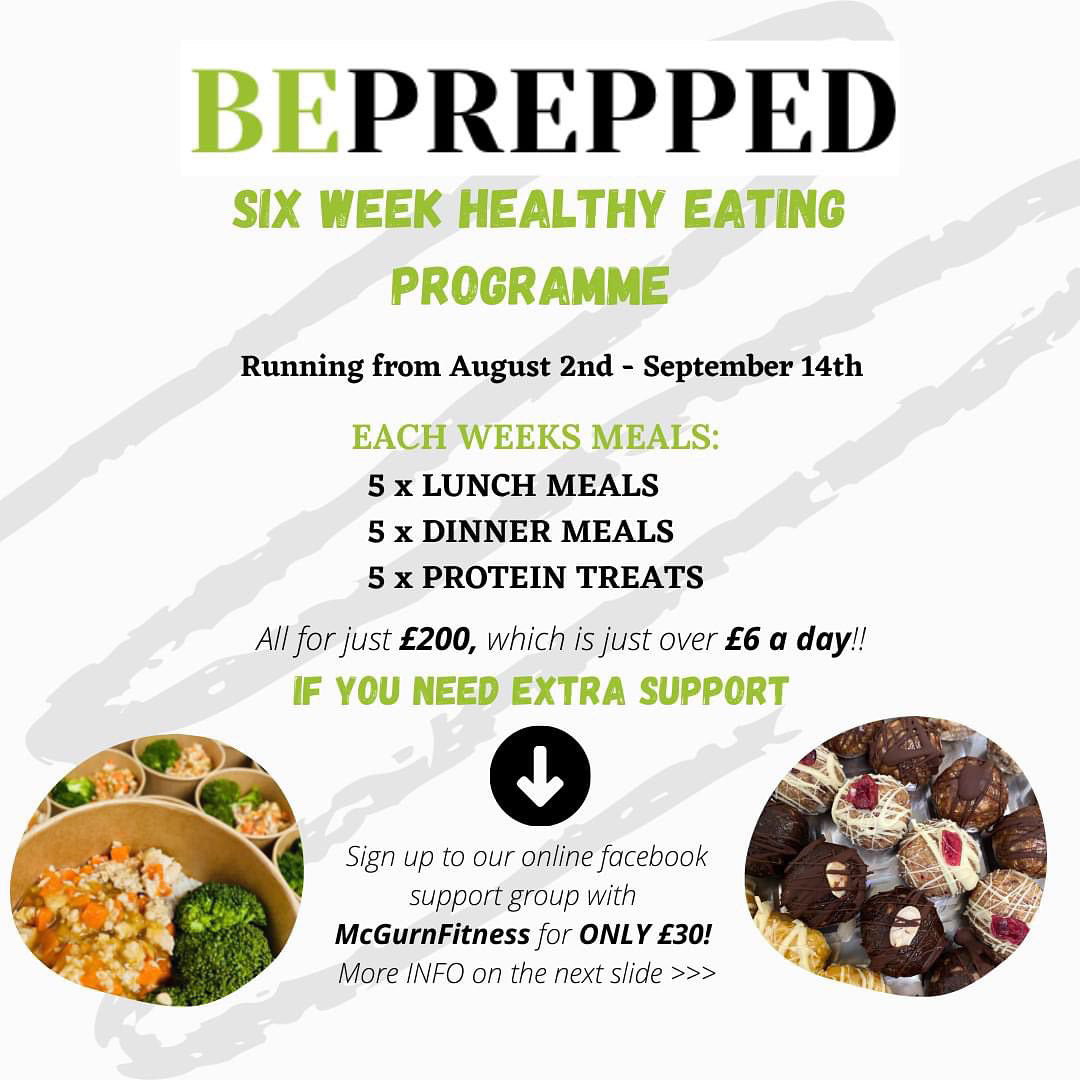 Healthy Eating Programme – Be Prepped Meals